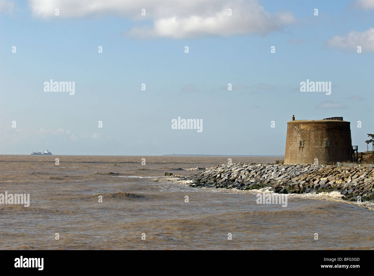 Bawdsey martello tower coastal erosion hi-res stock photography and ...