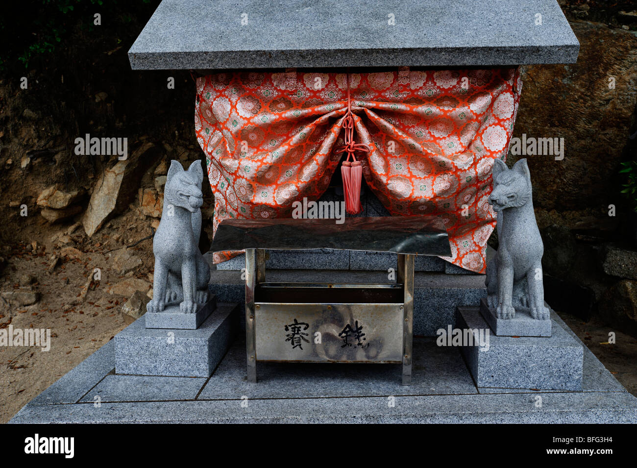 Inari Shrine at Aji, Shikoku Stock Photo - Alamy