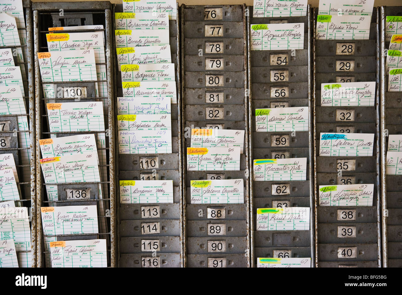 Punch cards hi-res stock photography and images - Alamy