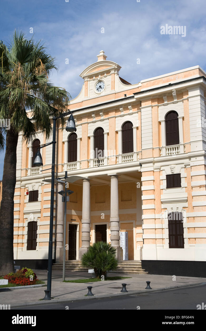 Stately building, Imperia, liguria, Italy Stock Photo - Alamy
