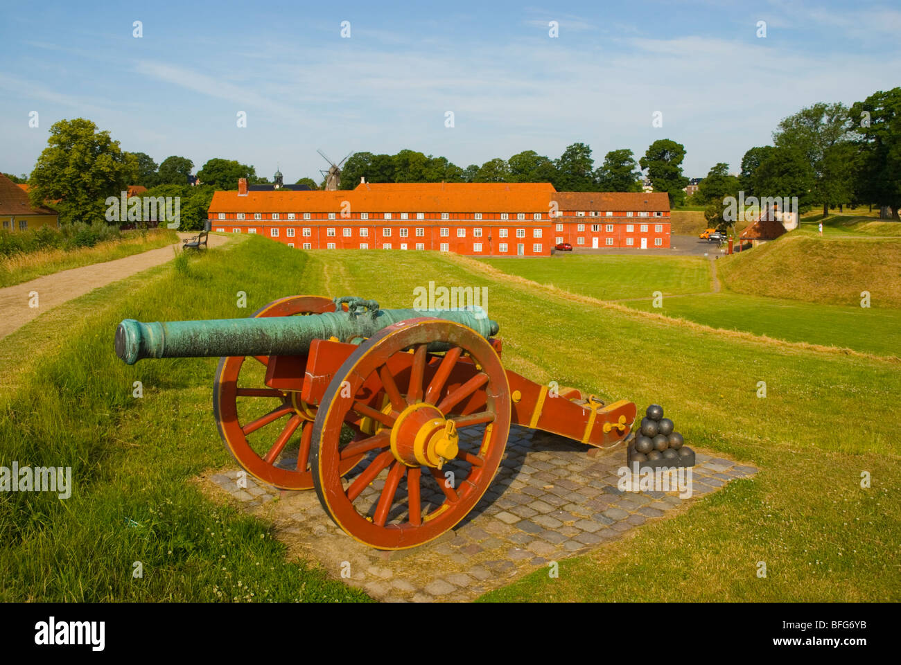 Kastellet fortress area in Copenhagen Denmark Europe Stock Photo - Alamy