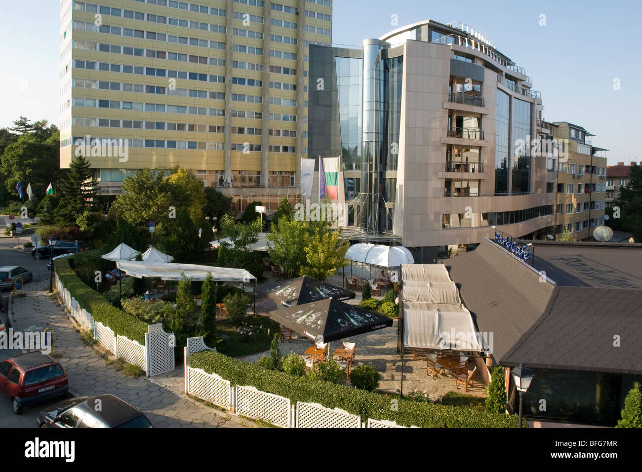 Sofia, the capital of Bulgaria, architectural design, modern ...