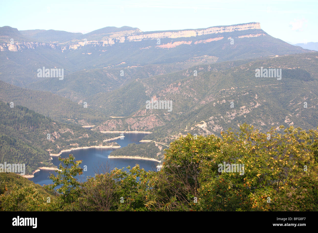 Lake between panta de sau and panta de susqueda hi-res stock ...