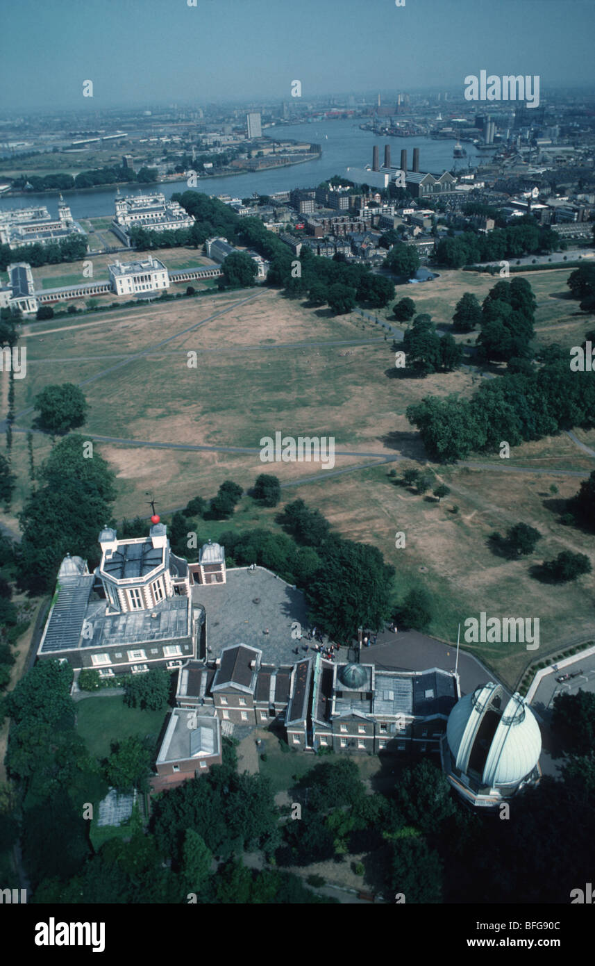 Greenwich observatory aerial hi-res stock photography and images - Alamy