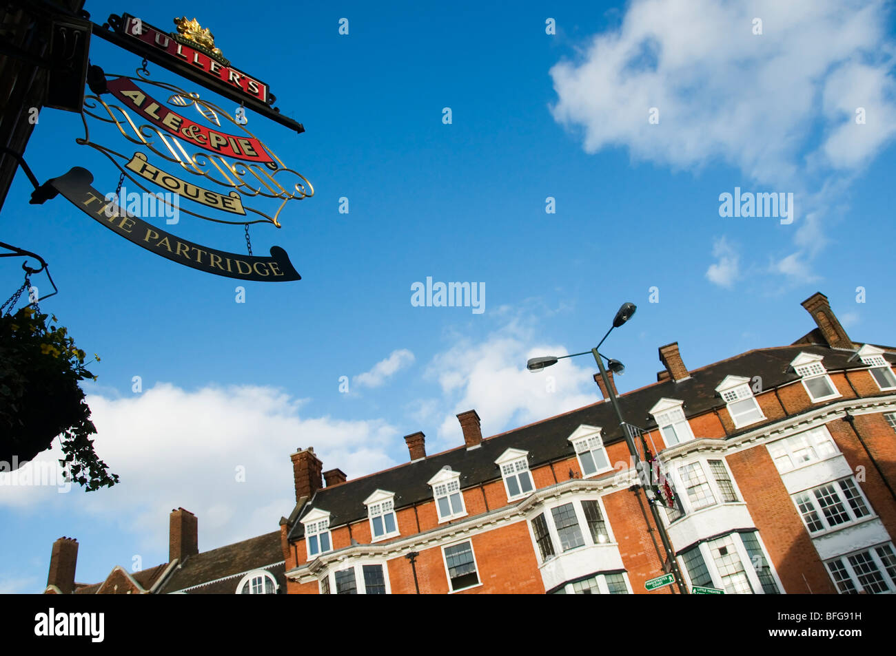 The Partridge pub sign, Bromley, Kent, England Stock Photo - Alamy