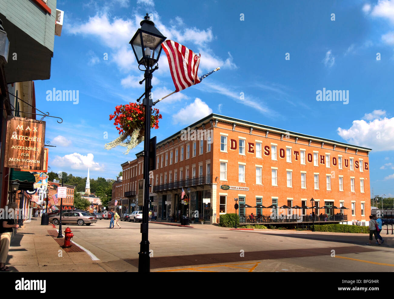 Historic DeSoto House Hotel Galena Illinois Stock Photo - Alamy