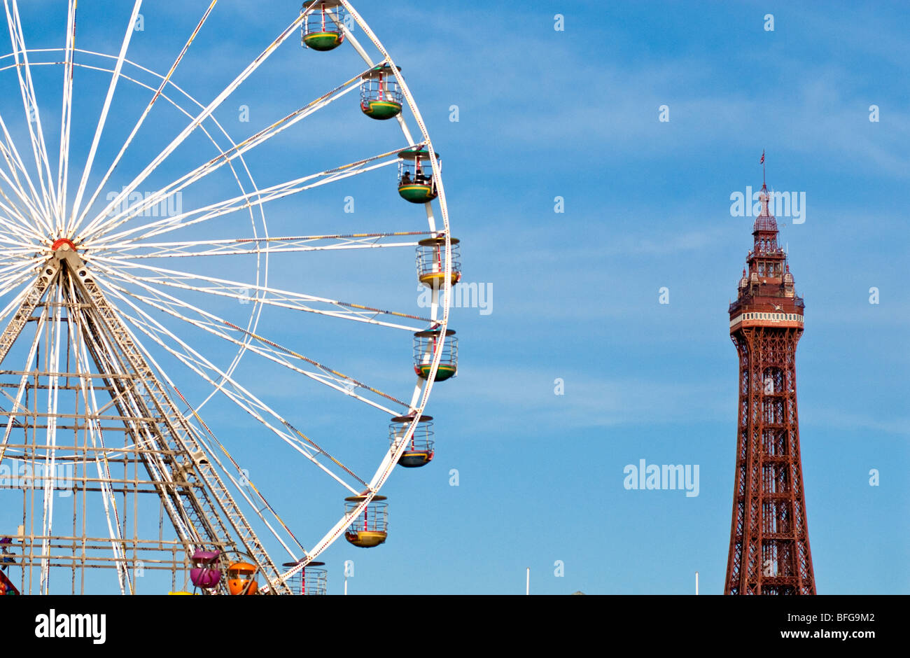 Blackpool england wheel hi-res stock photography and images - Alamy