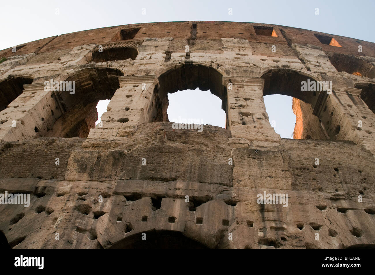 Exterior view of Colosseum Stock Photo - Alamy