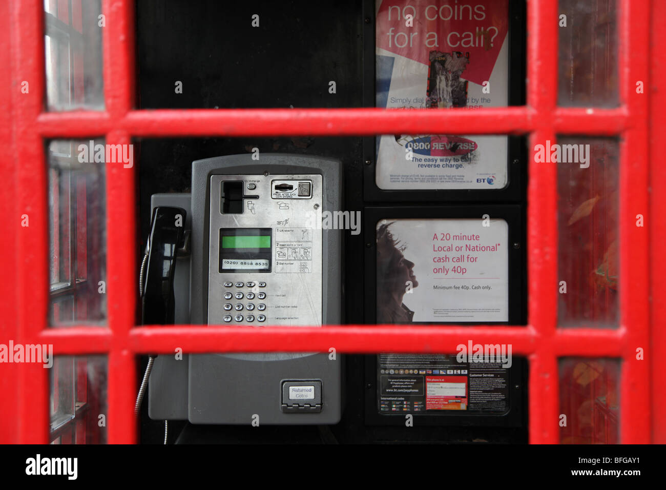 K3 telephone box hi-res stock photography and images - Alamy