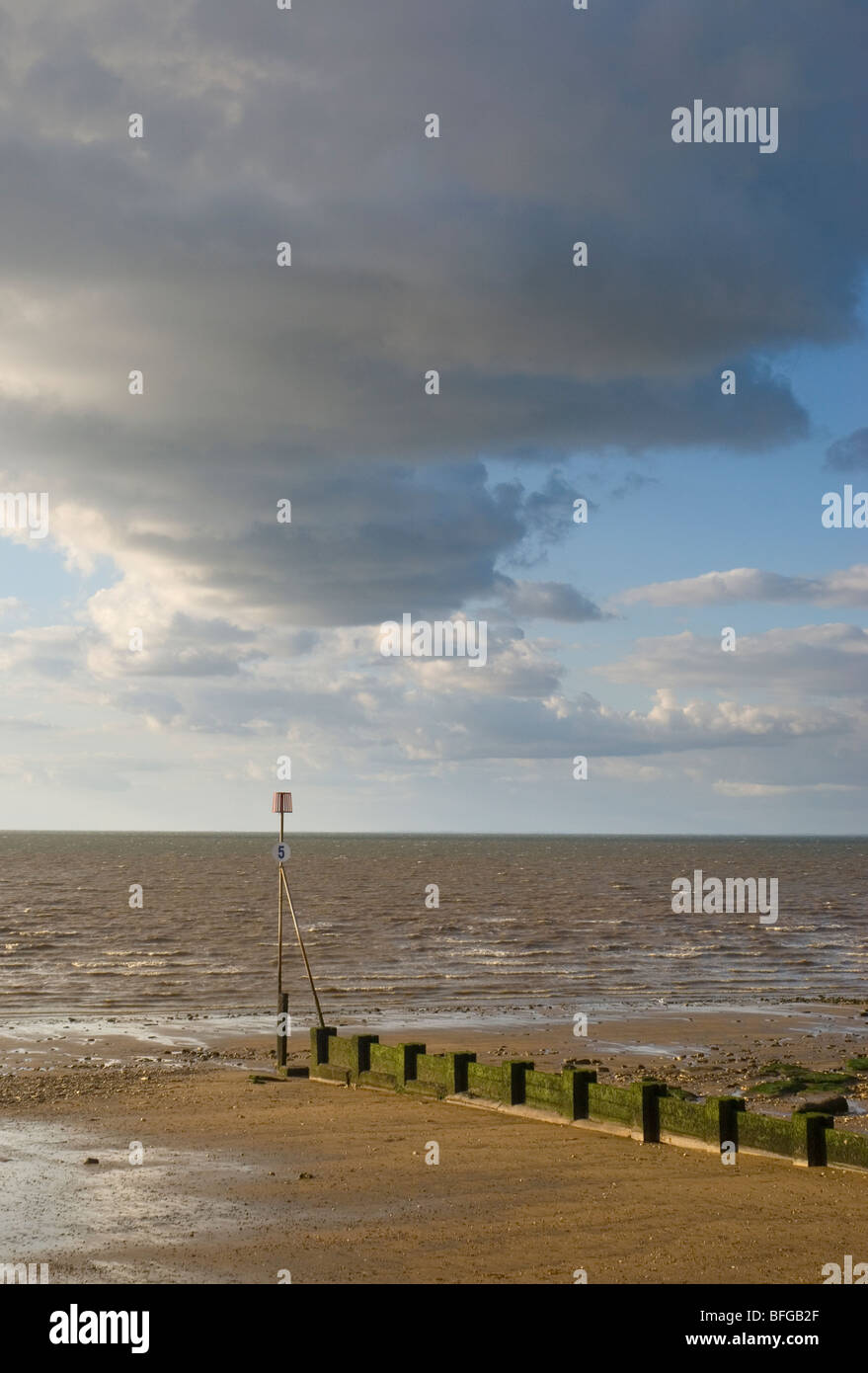 Groynes at Hunstanton Beach Norfolk Stock Photo - Alamy