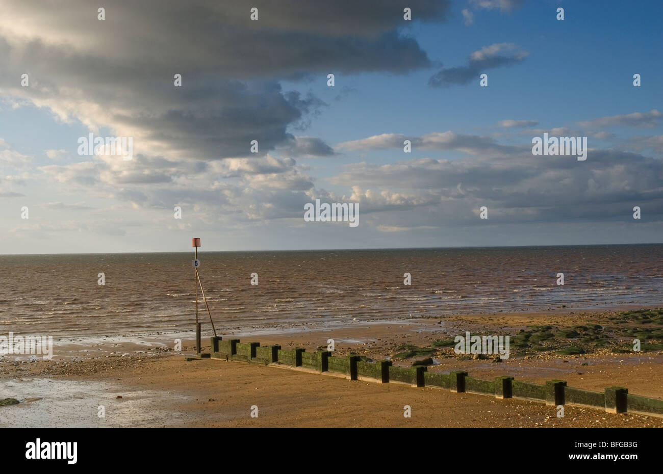 Groynes at Hunstanton Beach Norfolk Stock Photo - Alamy