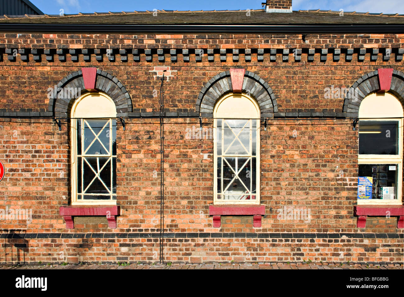 Detail from the 1870 Midland Railway Engine Shed at Barrow Hill, UK ...