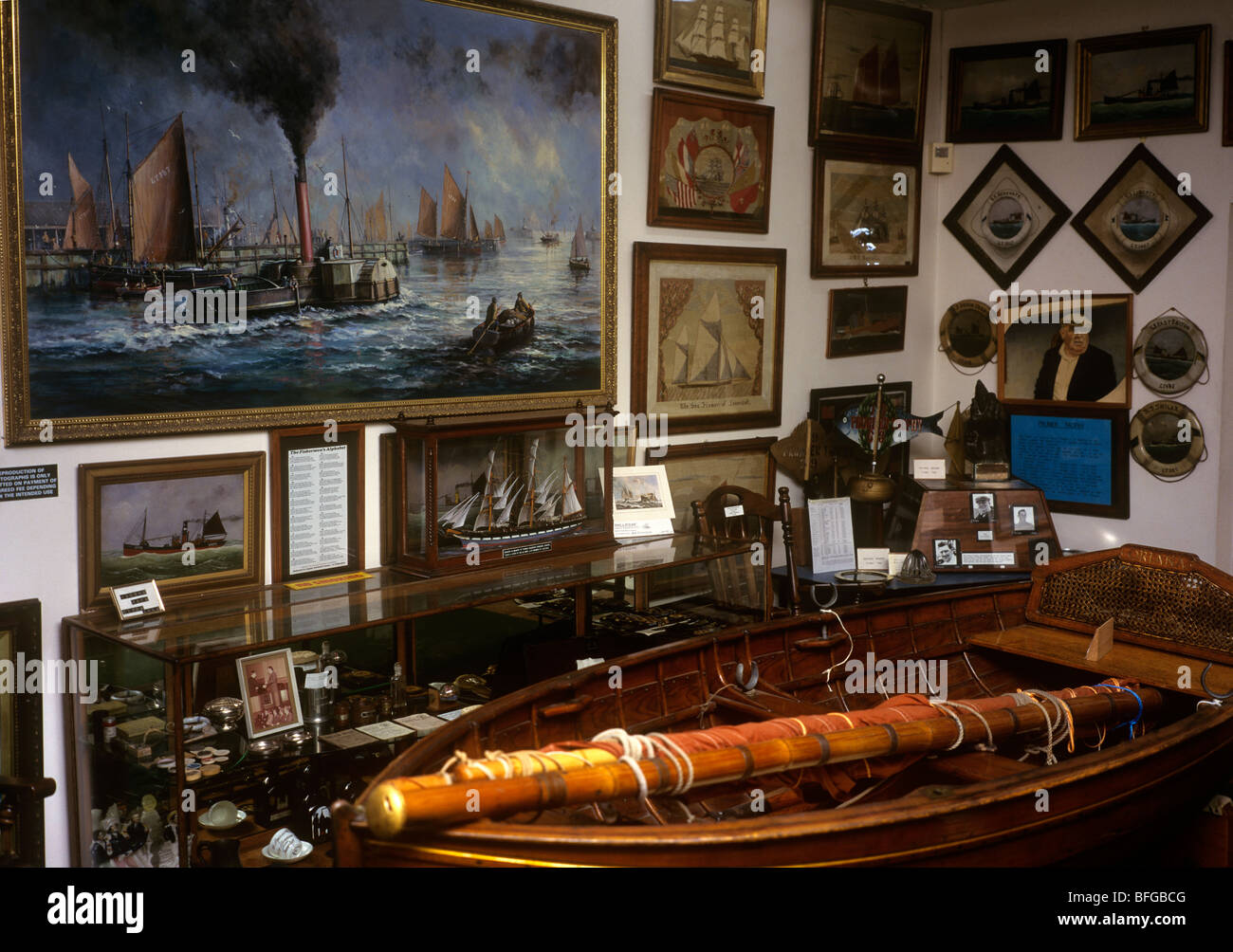 UK, England, Suffolk, Lowestoft, Maritime Museum, seafaring history ...