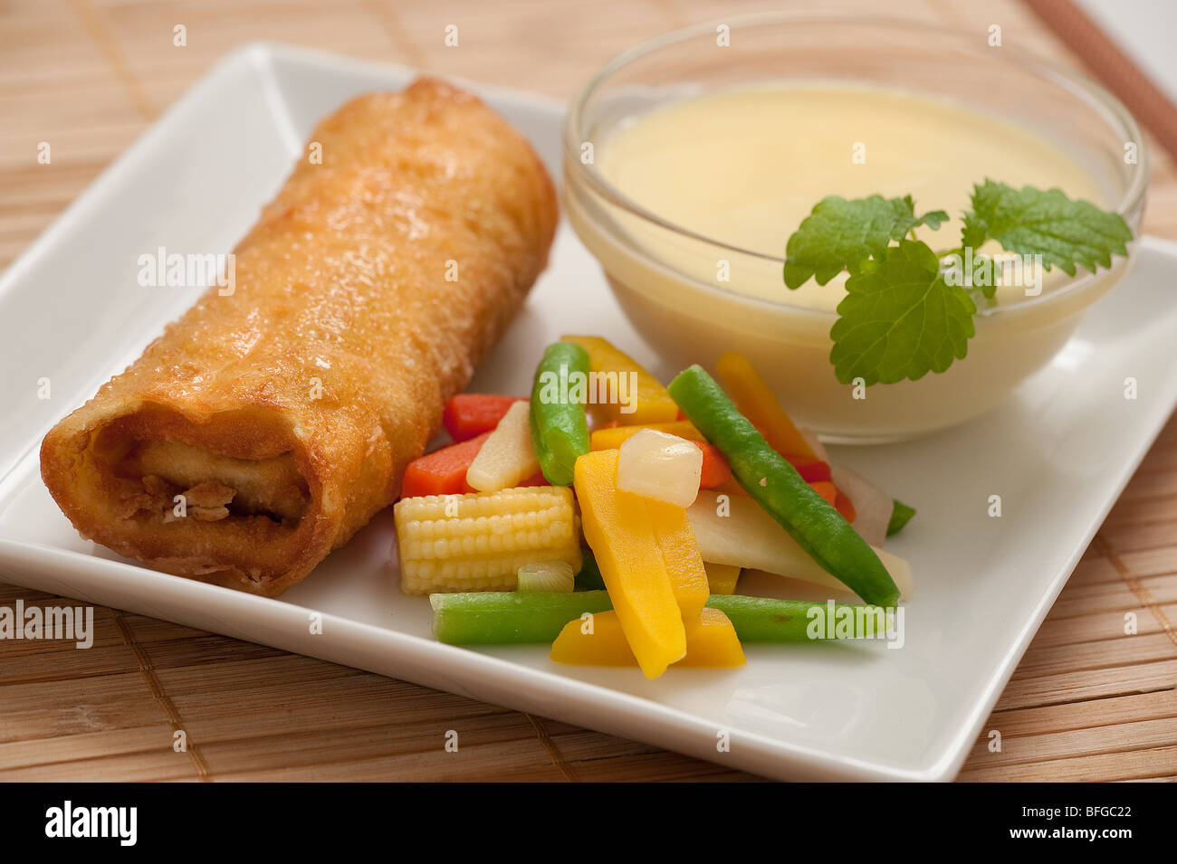 Asian food hot roll hi-res stock photography and images - Alamy