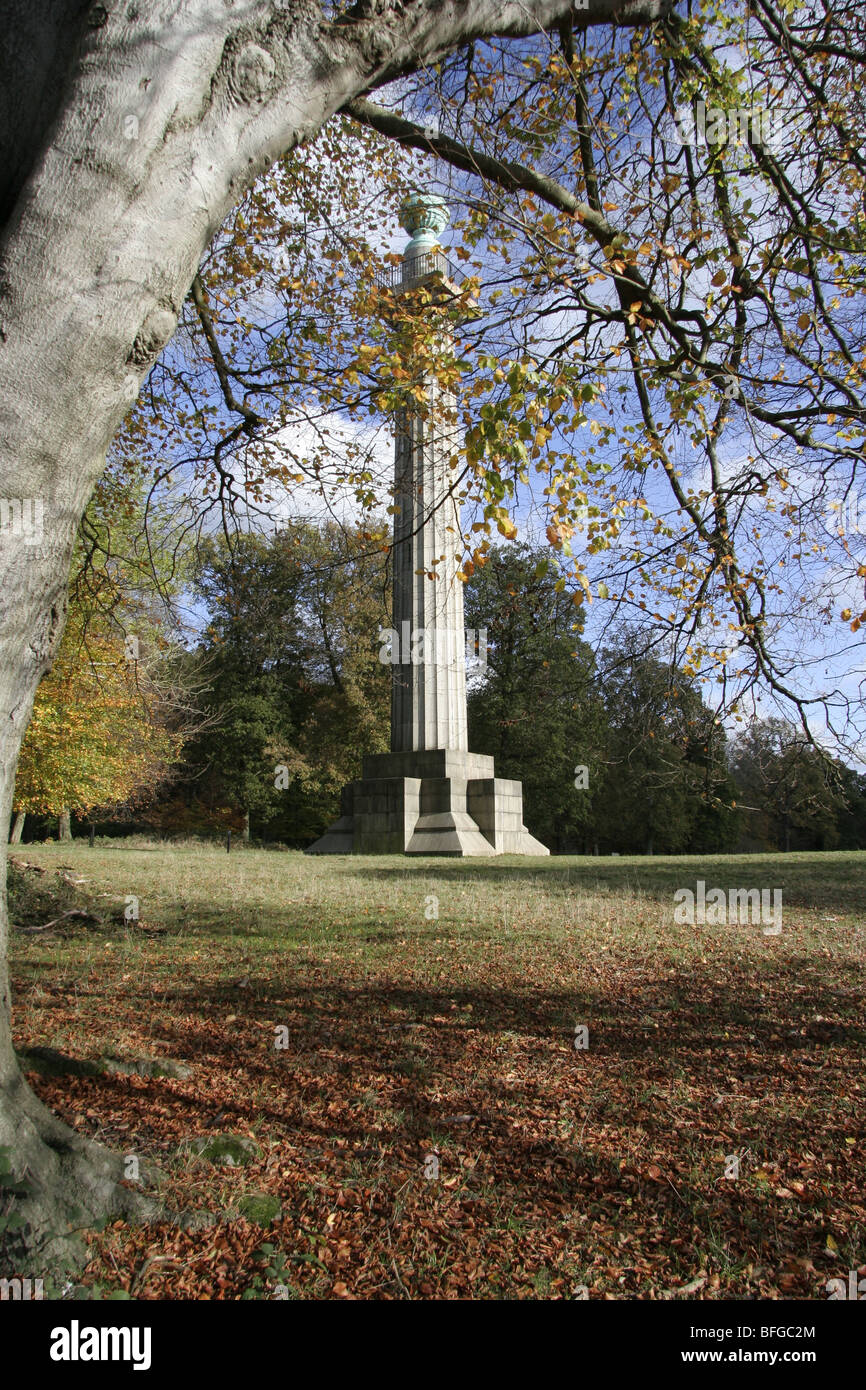 The Bridgewater monument Ashridge Country Park Hertfordshire Stock ...