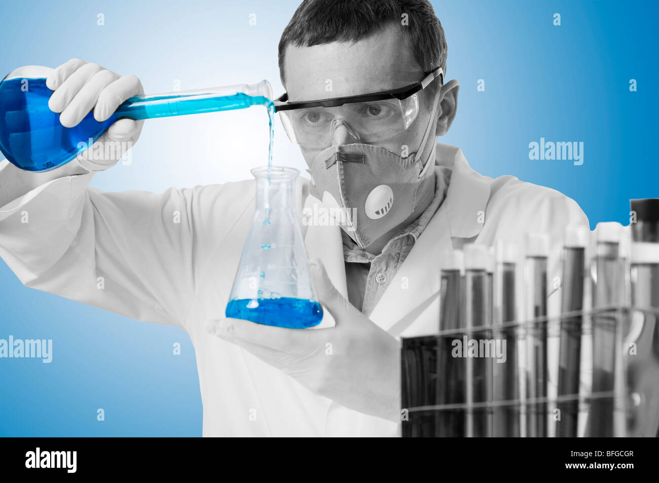 Scientist doing research Stock Photo - Alamy