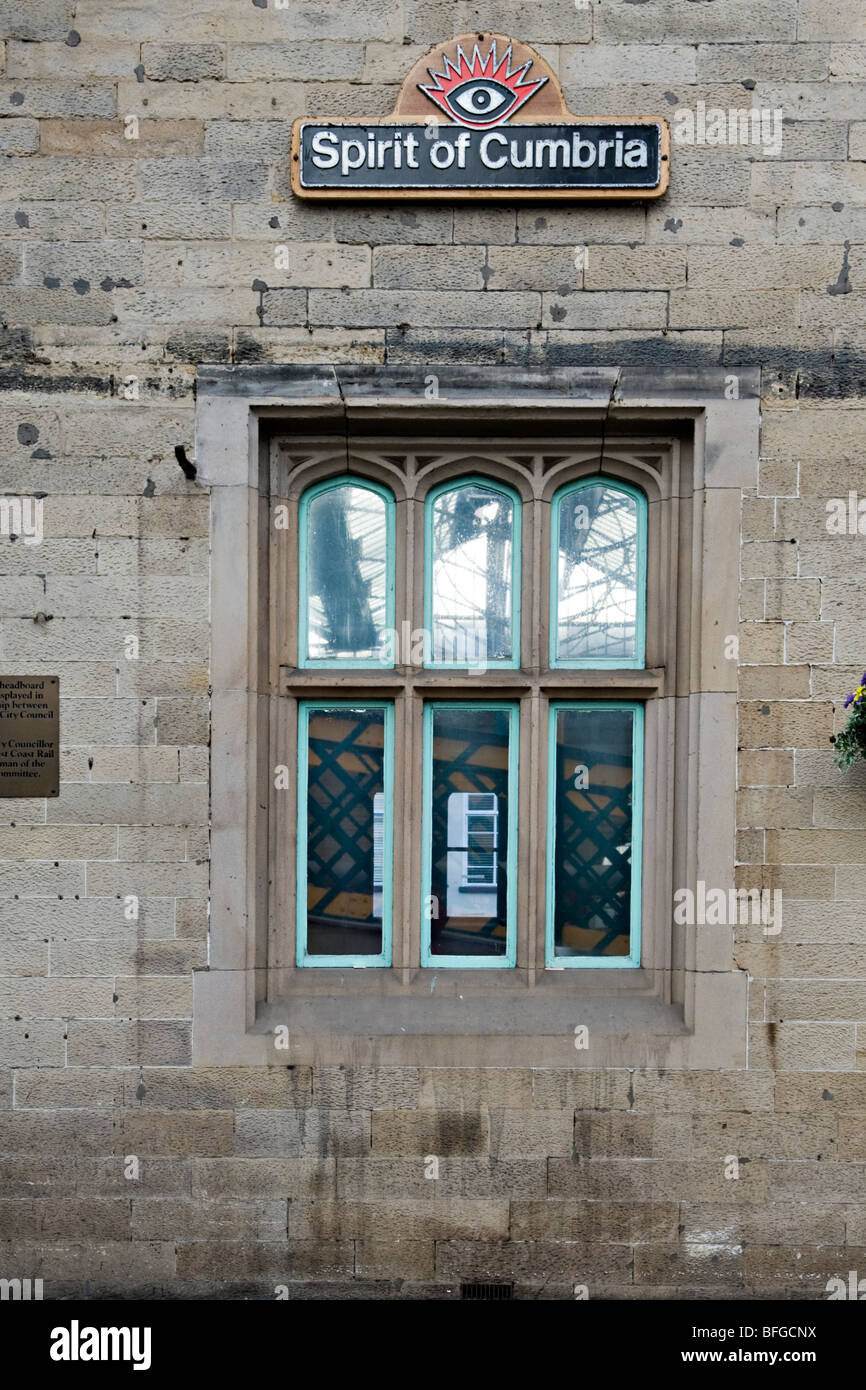 Detail of the Eastern side of Carlisle Railway Station, UK Stock Photo ...