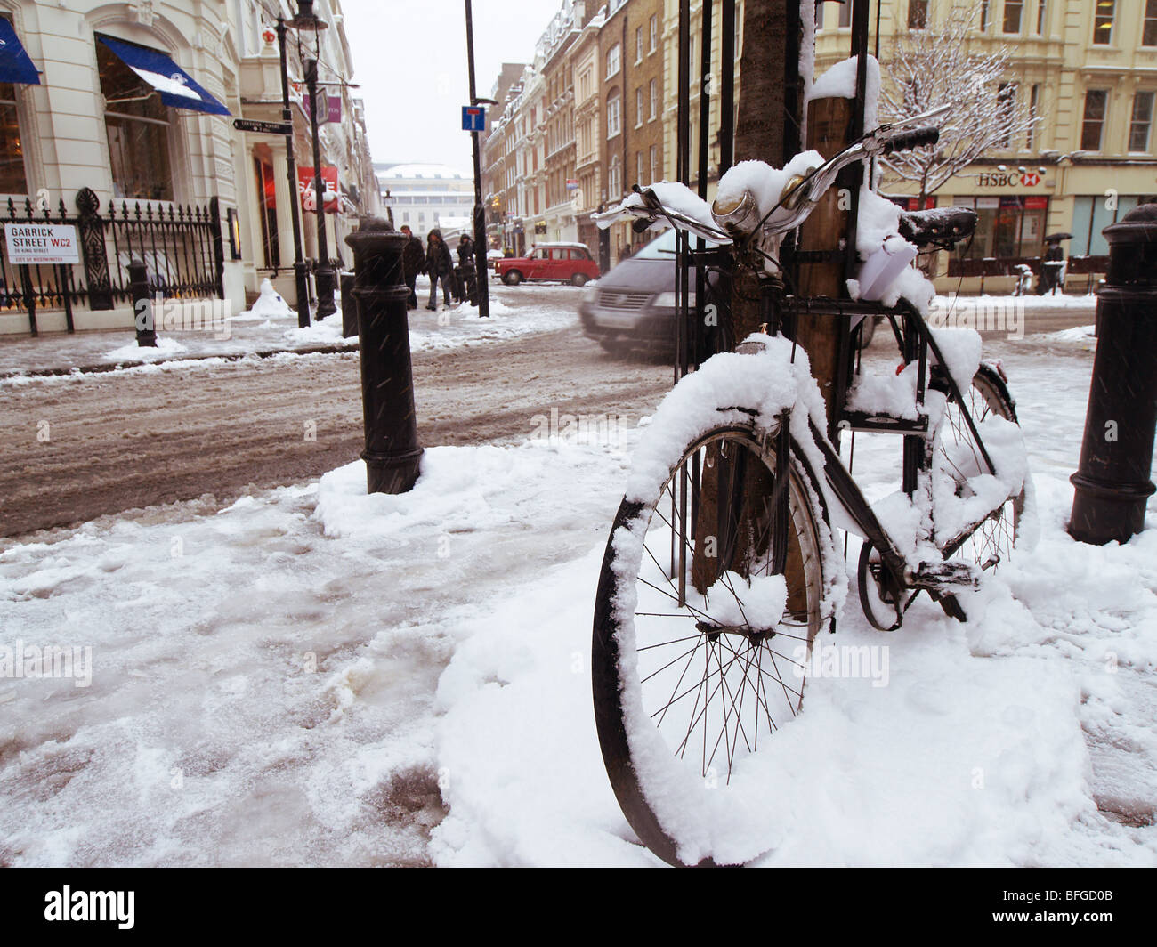 London Christmas Snow
