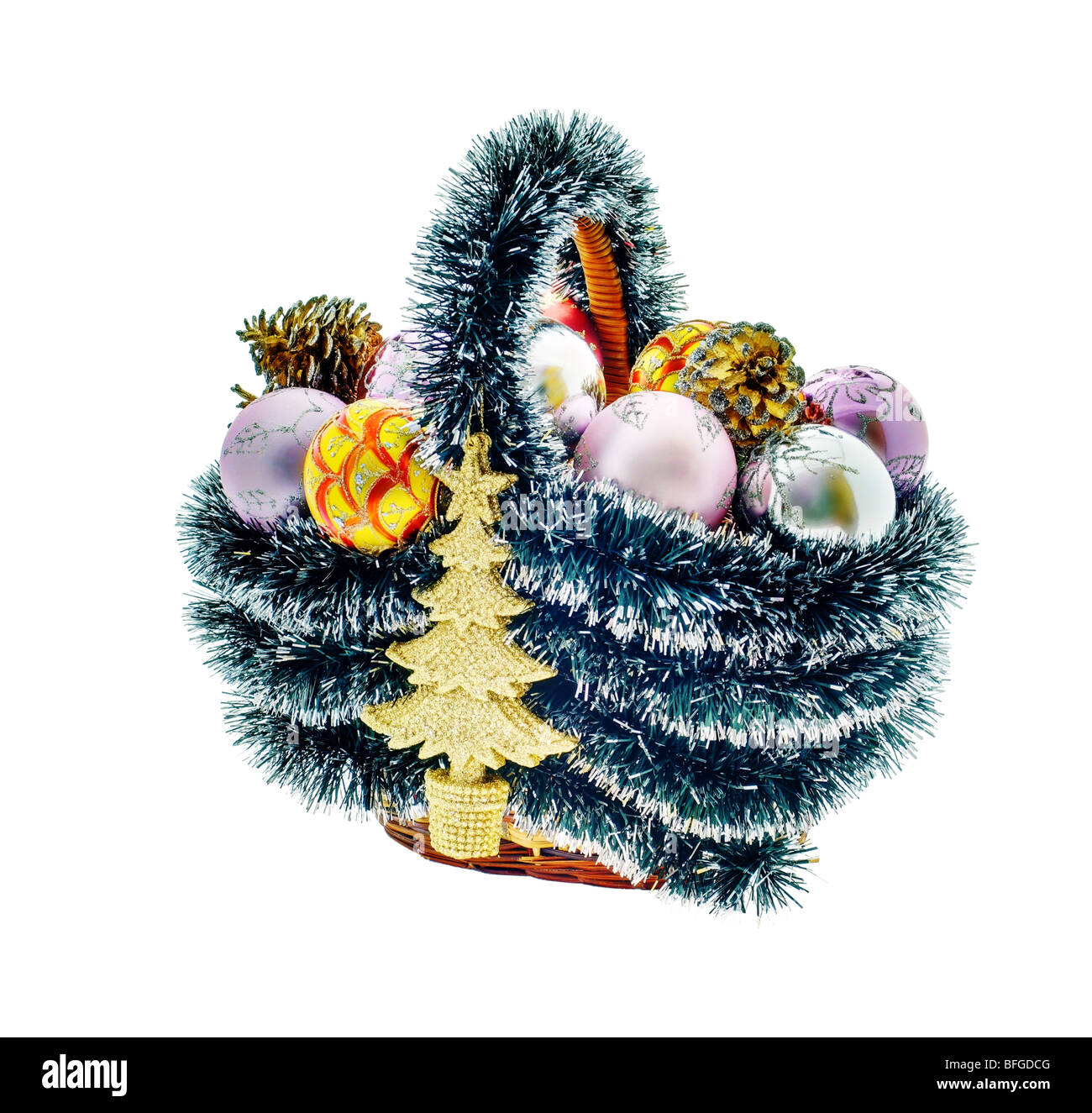 Xmas basket hi-res stock photography and images - Alamy