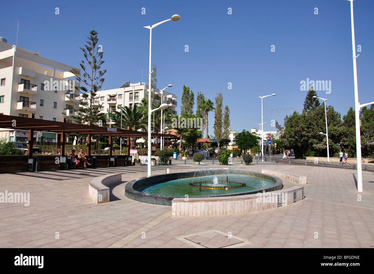 Protaras town centre hi-res stock photography and images - Alamy