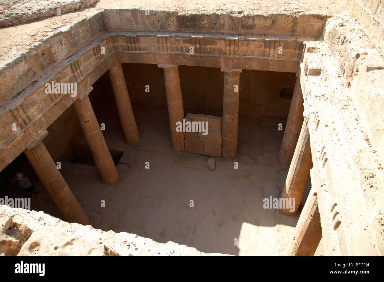 tomb 3 of tombs of the kings world heritage site paphos republic of ...