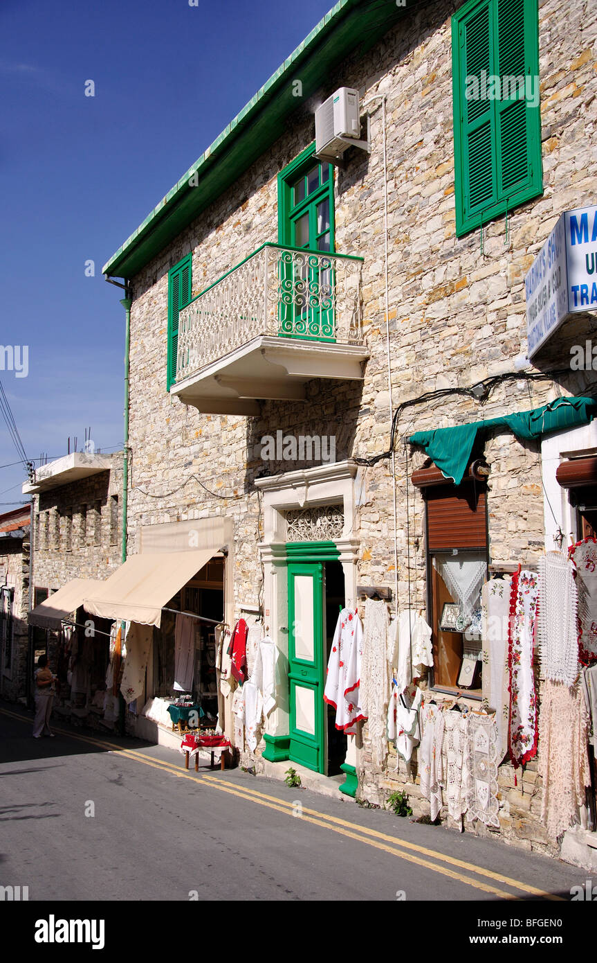 Traditional lace making cyprus hi-res stock photography and images - Alamy