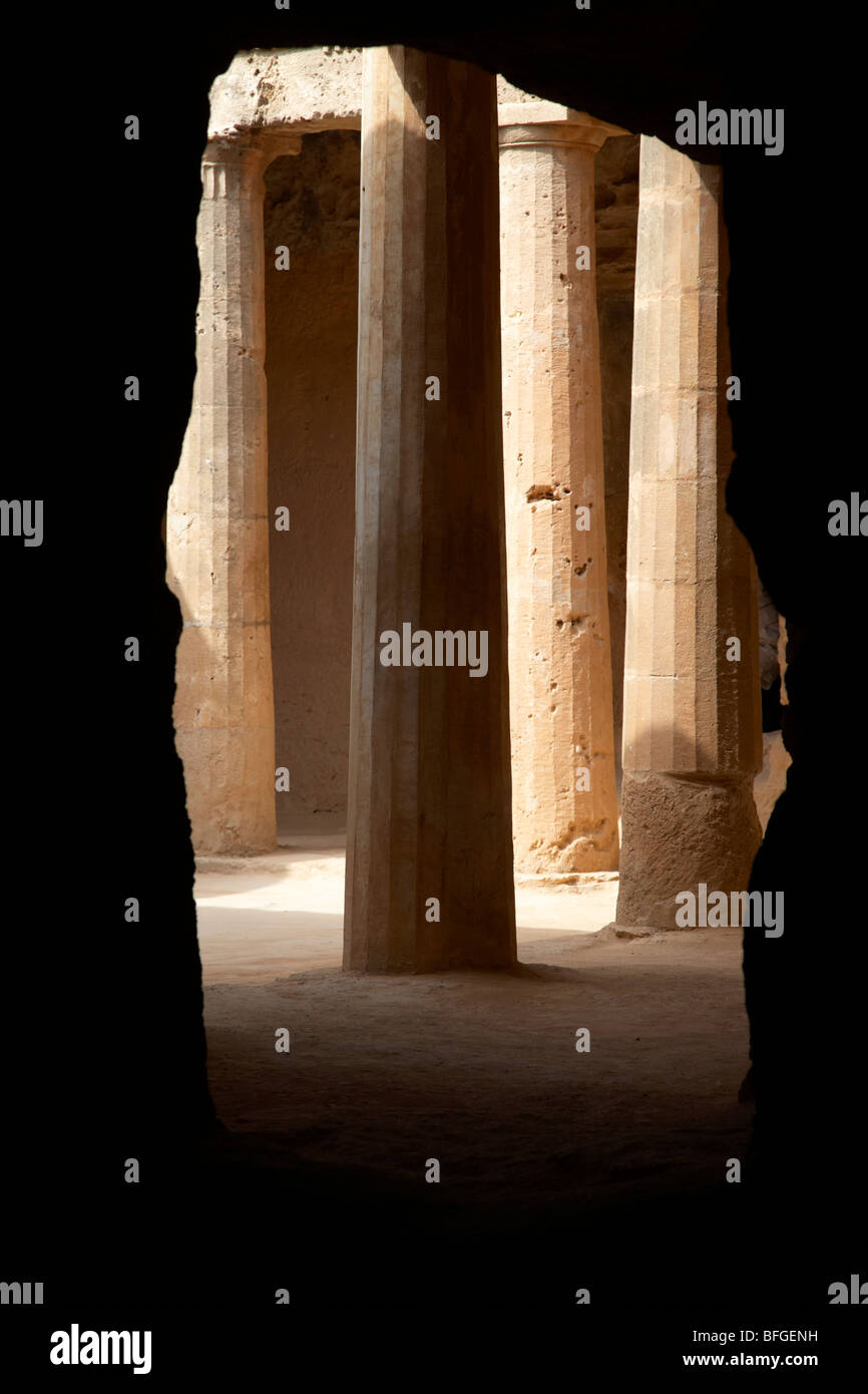 tomb 3 of tombs of the kings world heritage site paphos republic of ...