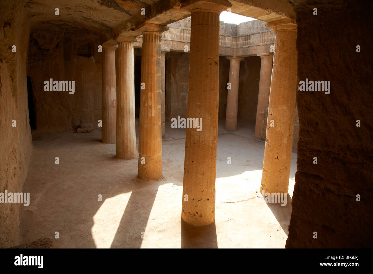 tomb 3 of tombs of the kings world heritage site paphos republic of ...