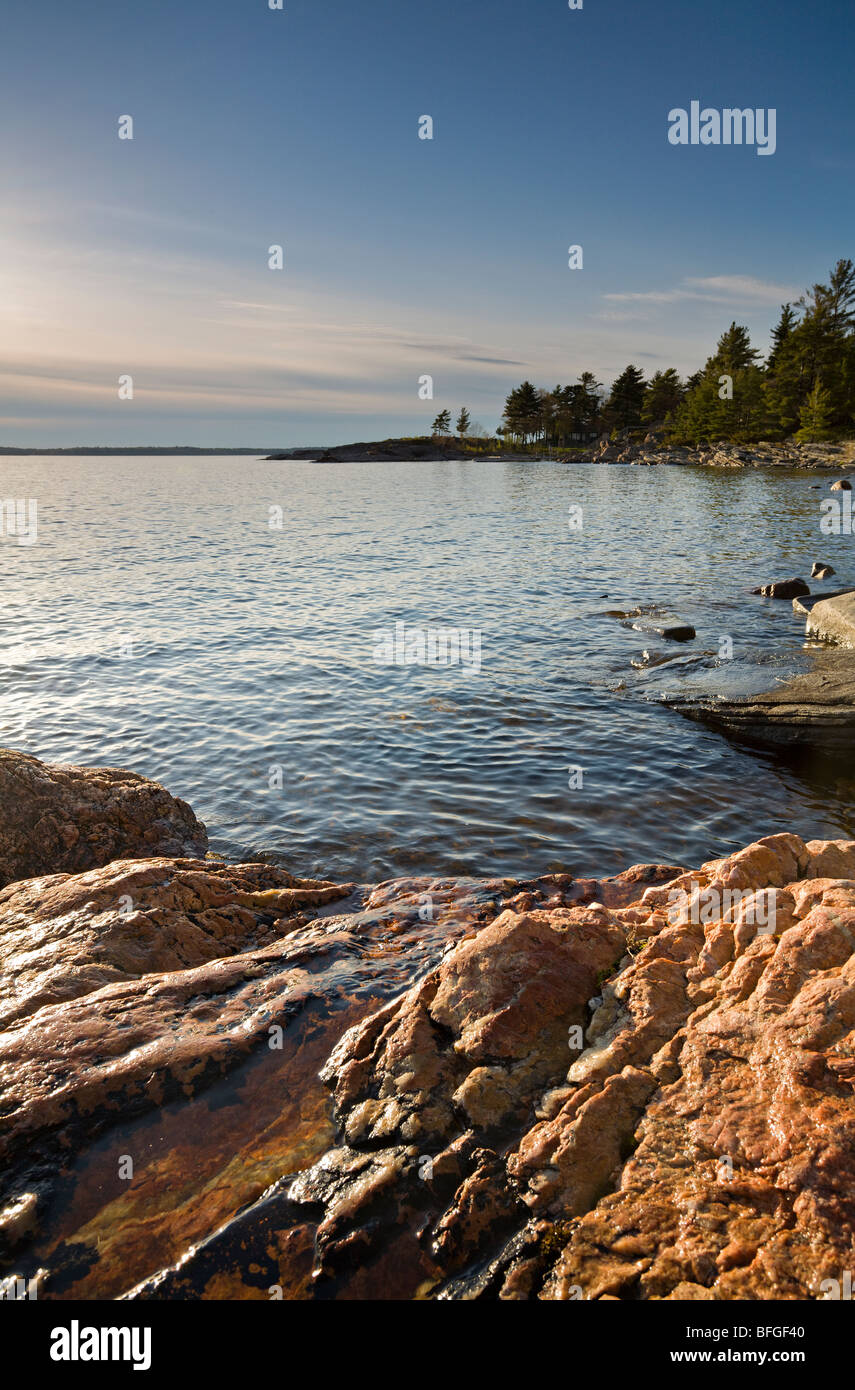 Sunset on Georgian Bay Stock Photo - Alamy