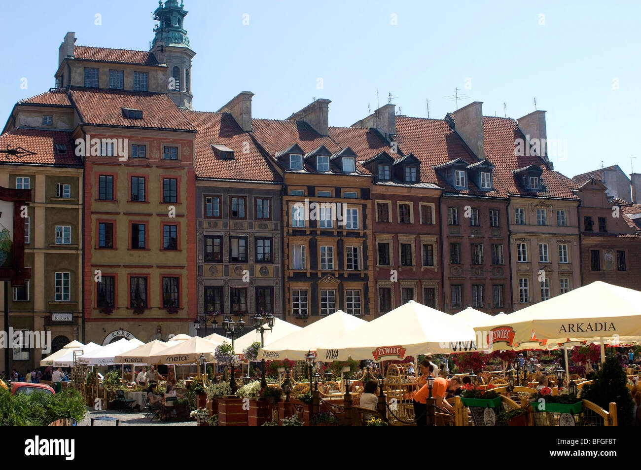 Warsaw old market Poland Stock Photo - Alamy