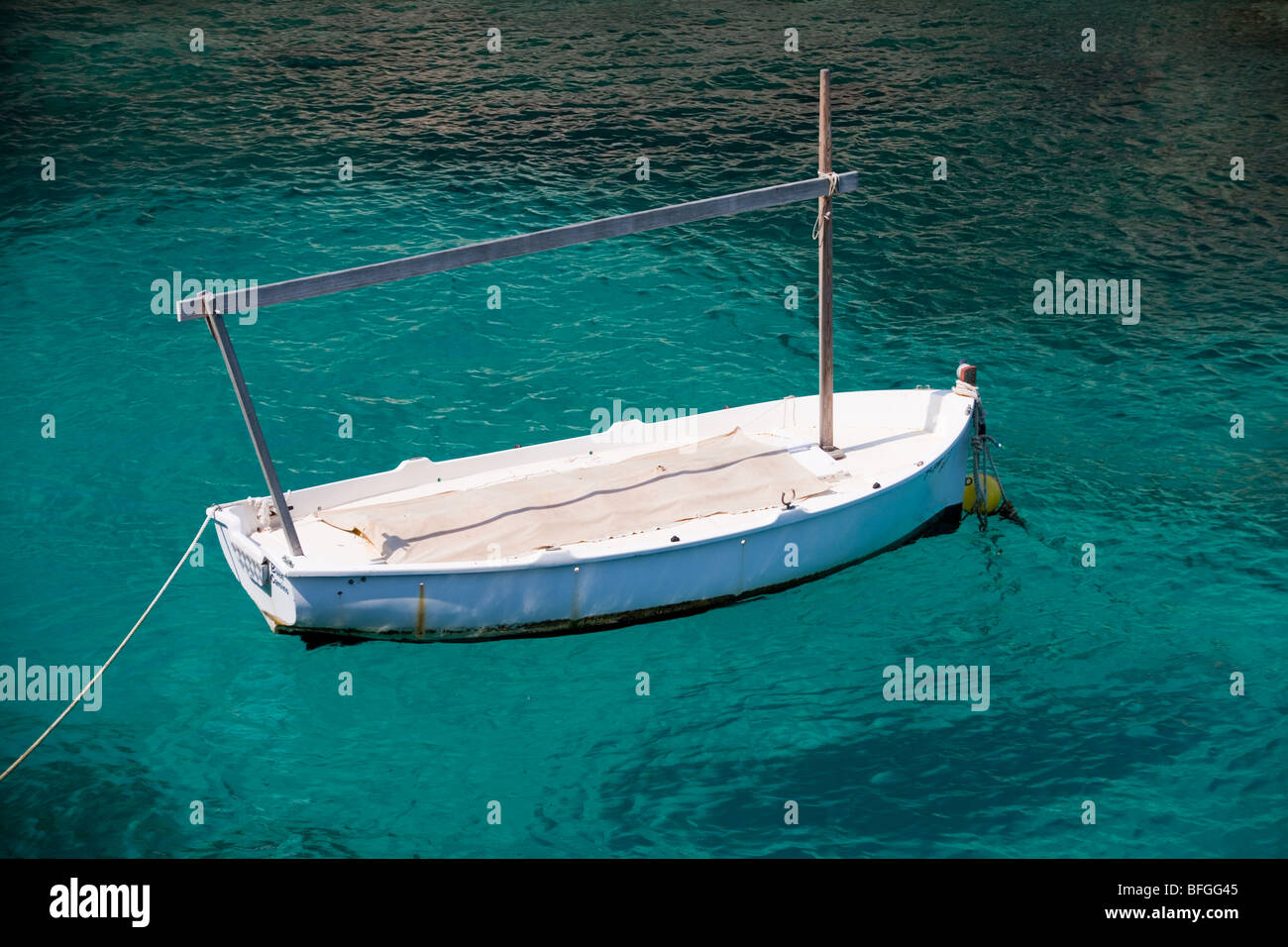 Boat in Mallorca, Balearic Islands, Spain Stock Photo - Alamy