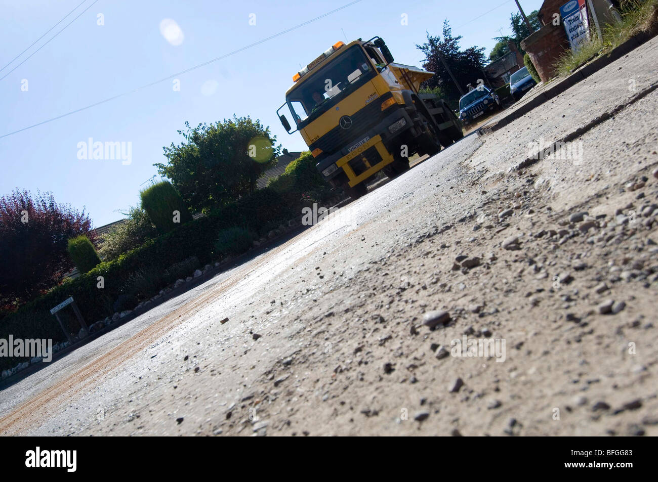 Gritters gritting the roads hi-res stock photography and images - Alamy