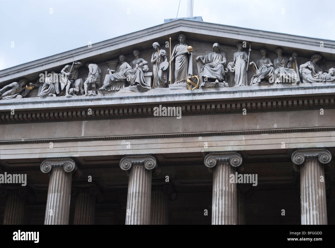 An Image showing the Front Entrance to the British Museum British ...