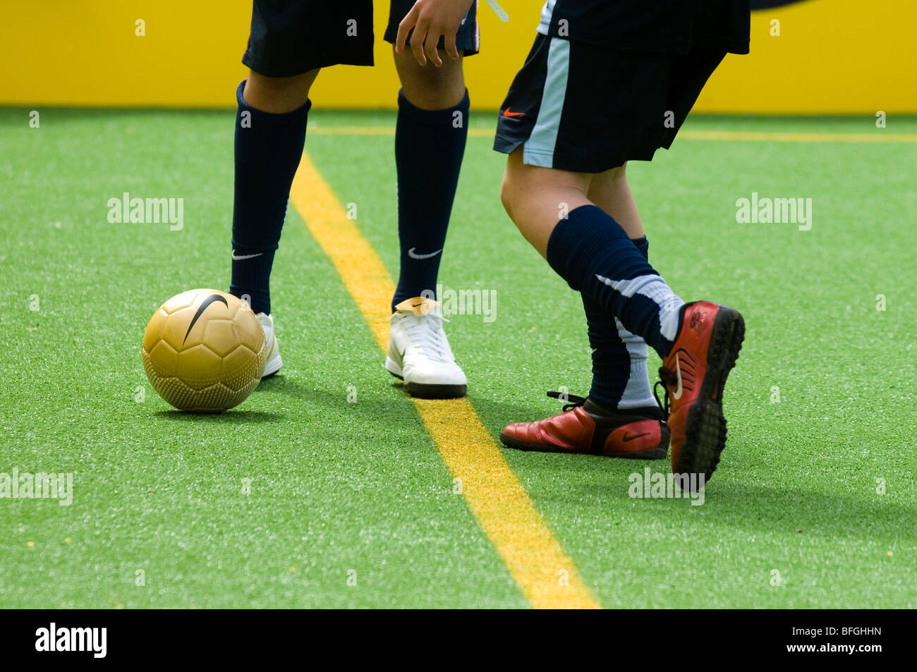 Five a side football hi-res stock photography and images - Alamy