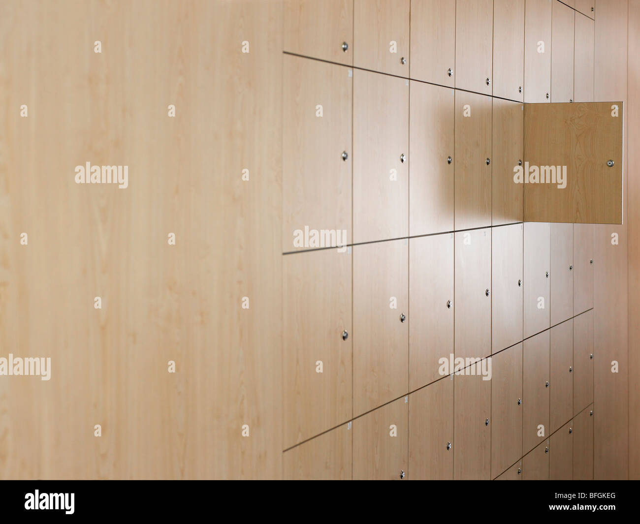 Open locker in locker room Stock Photo - Alamy