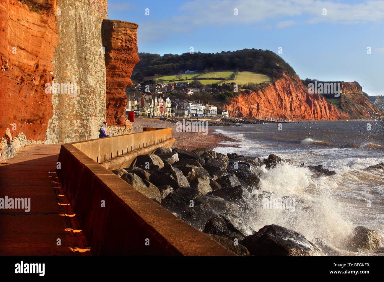 Sidmouth devon england seaside coast hi-res stock photography and ...