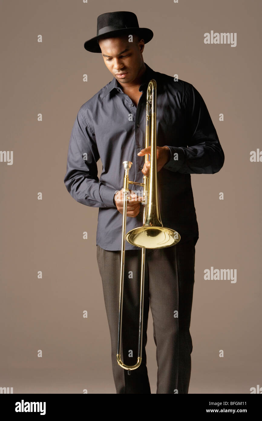 Trombone Trombonist High Resolution Stock Photography and Images - Alamy