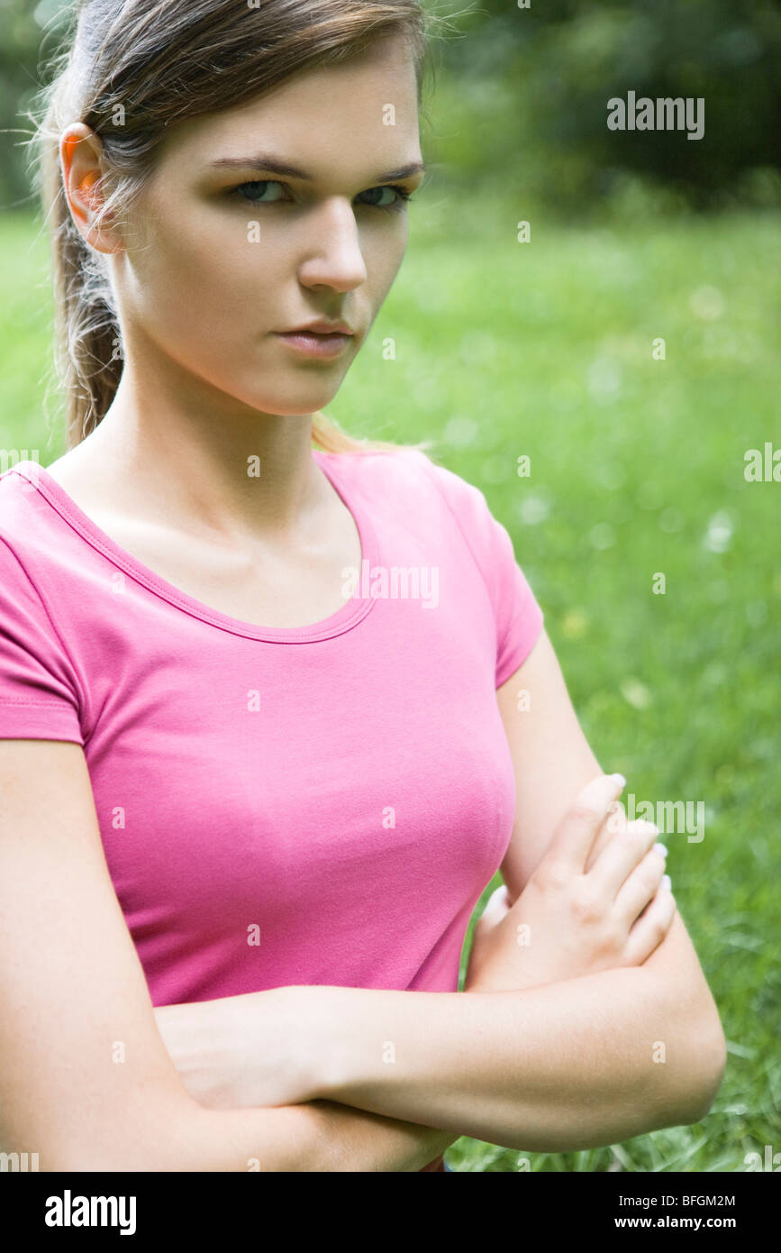 offended young woman Stock Photo - Alamy offended young woman Stock Photo - Alamy