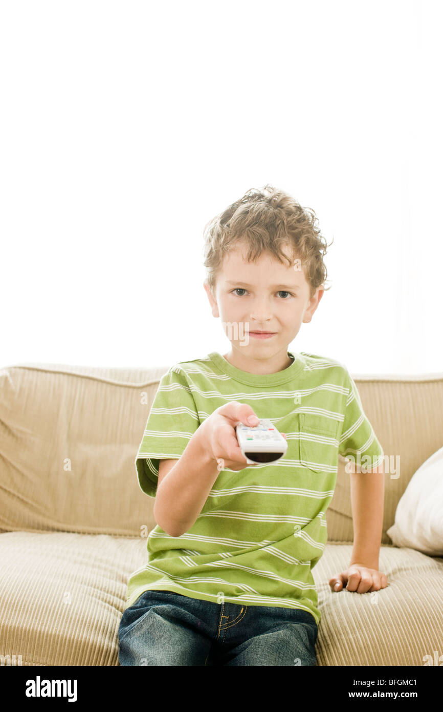 boy watching television Stock Photo - Alamy