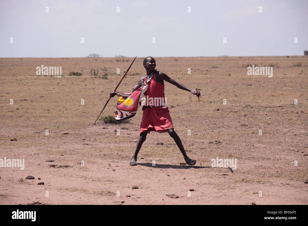 Masai man in traditional hi-res stock photography and images - Alamy