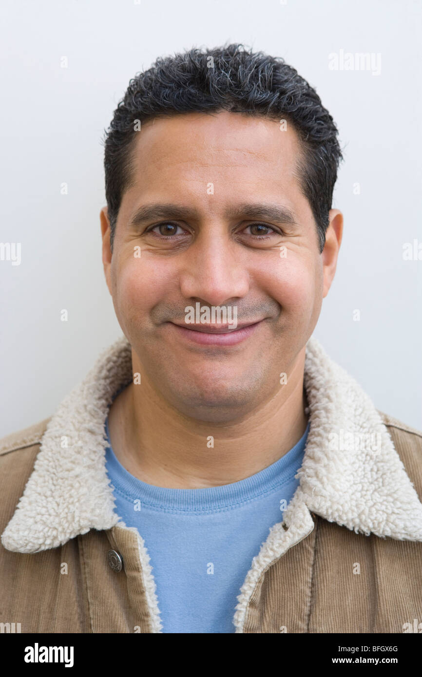 Portrait of mid-adult man Stock Photo - Alamy