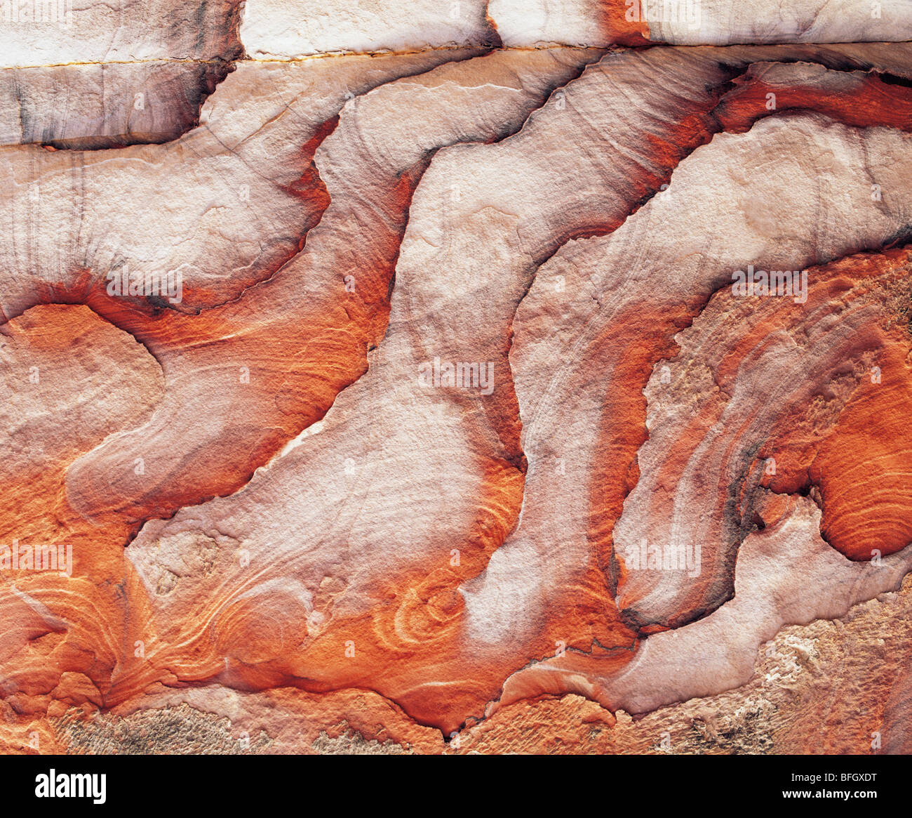 Patterns in rock Stock Photo - Alamy