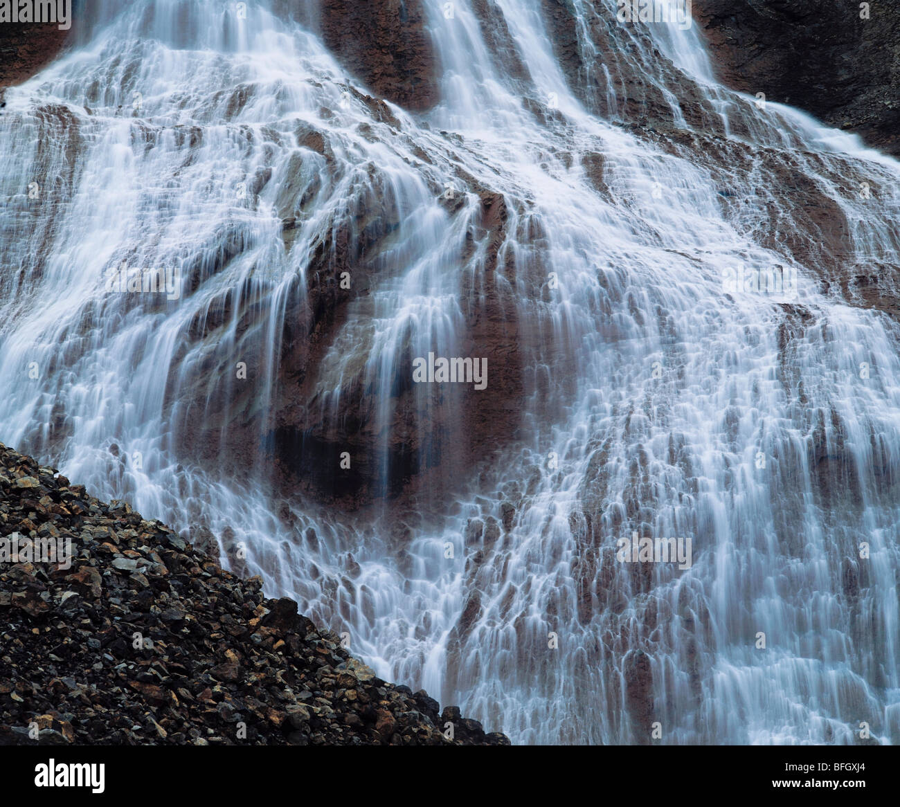 Cascade waterfall, close-up Stock Photo - Alamy