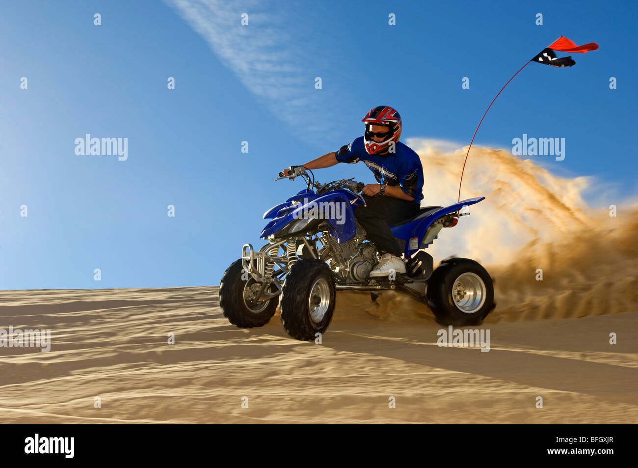 Man riding atv vehicle hi-res stock photography and images - Alamy
