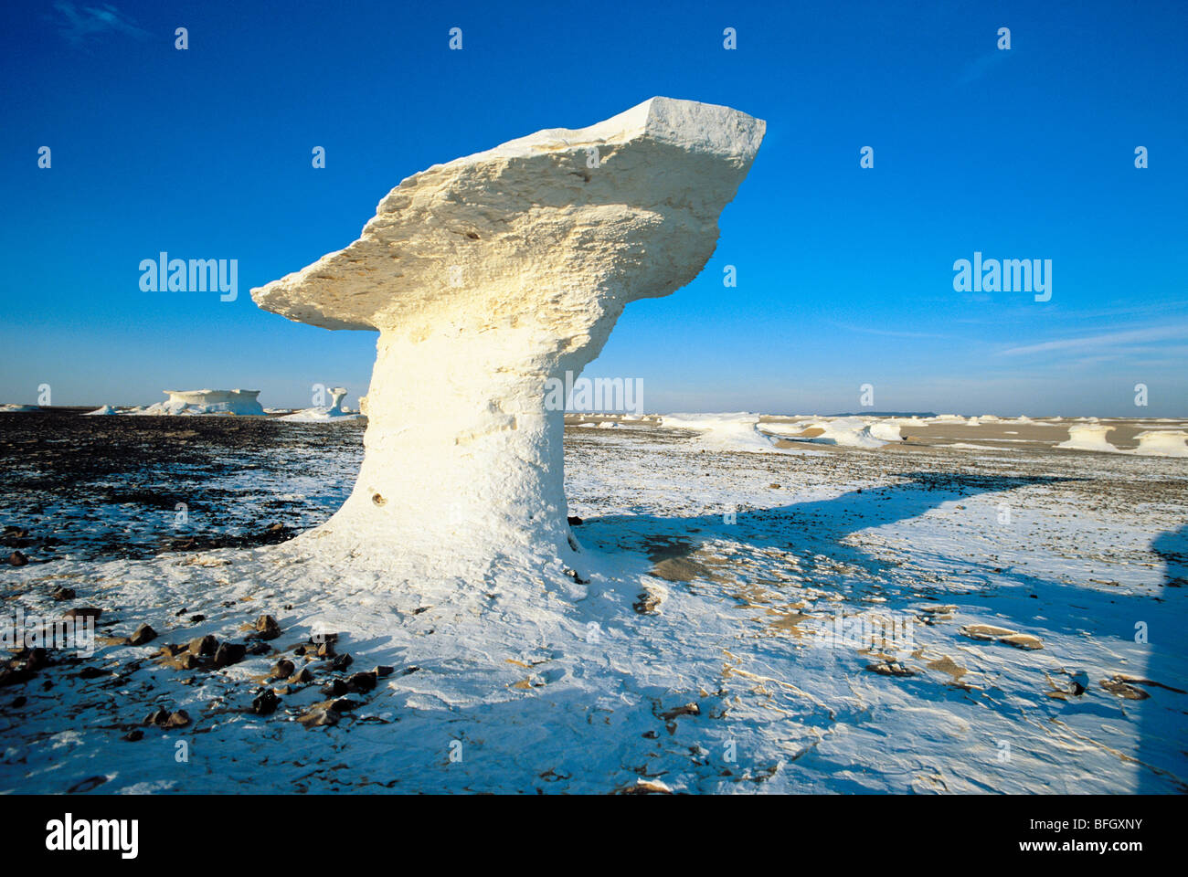 White rock formation Stock Photo - Alamy