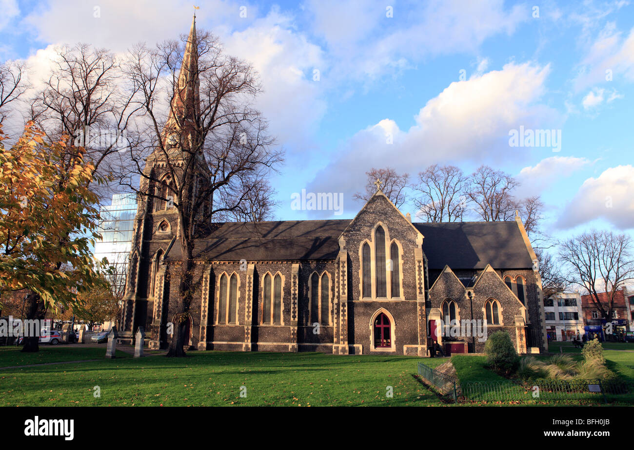 united kingdom west london chiswick christ church turnham green Stock ...