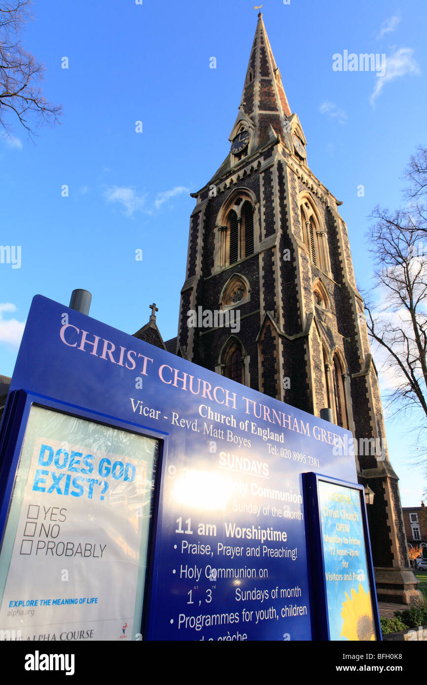 united kingdom west london chiswick christ church turnham green Stock ...