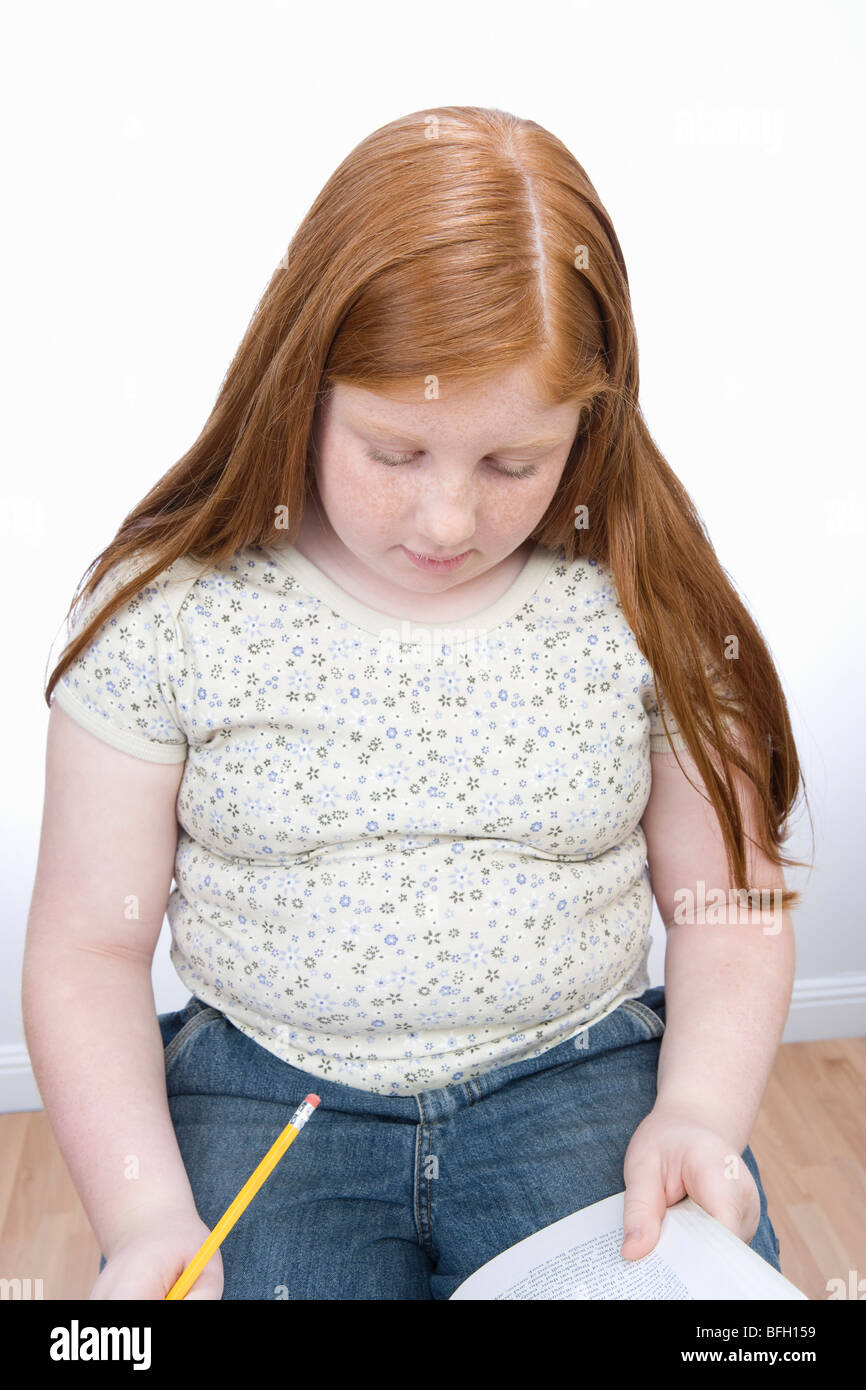 Slightly Overweight Teenage Girl