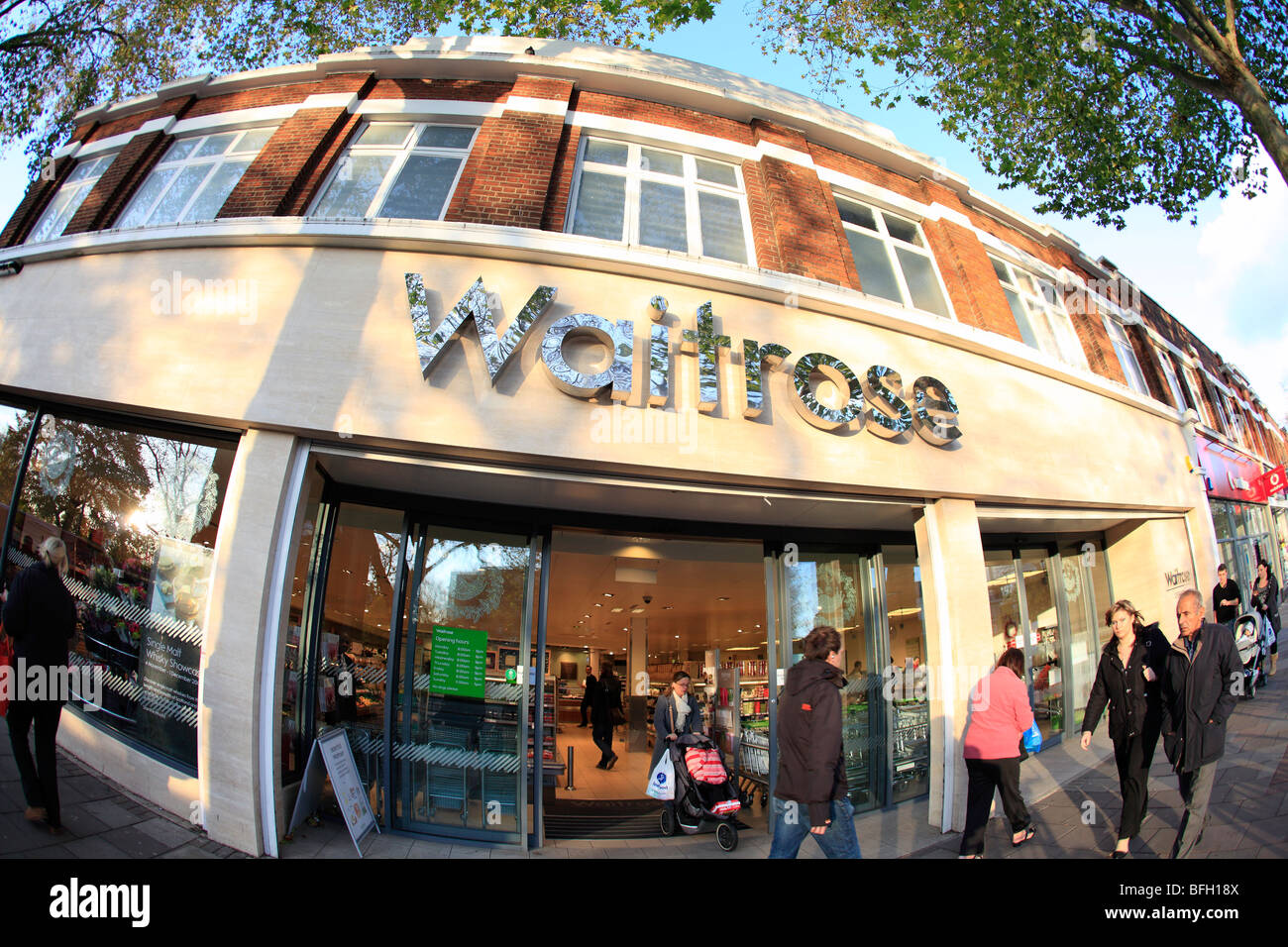 united kingdom west london chiswick branch of waitrose Stock Photo - Alamy