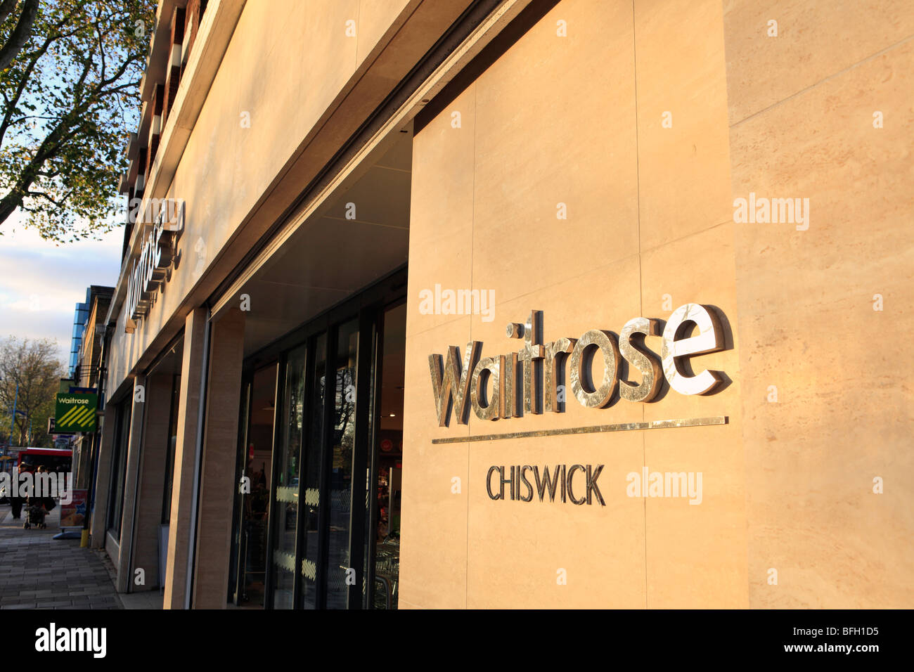 united kingdom west london chiswick branch of waitrose Stock Photo - Alamy